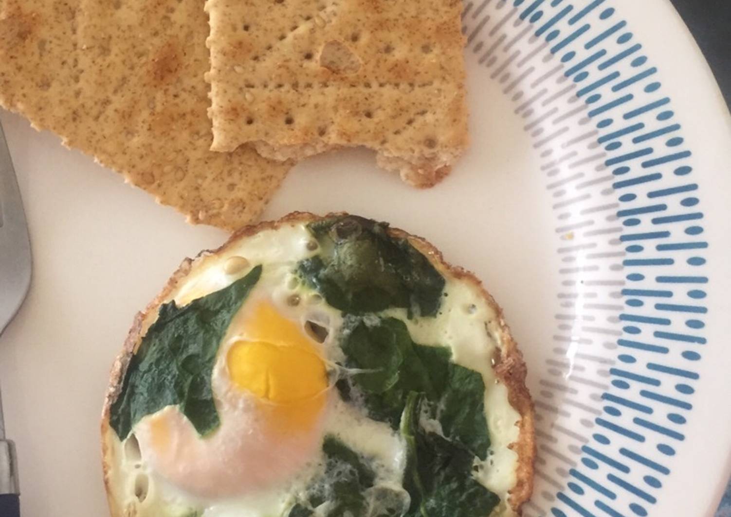 Torta de huevo y espinaca Receta de Dina Luz- Cookpad