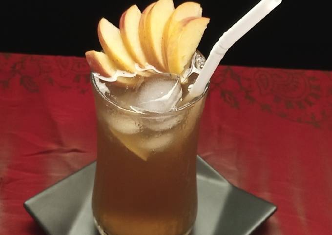 Apple Ginger Iced Tea Recipe by Man o Salwa By Neelam Saleem - Cookpad