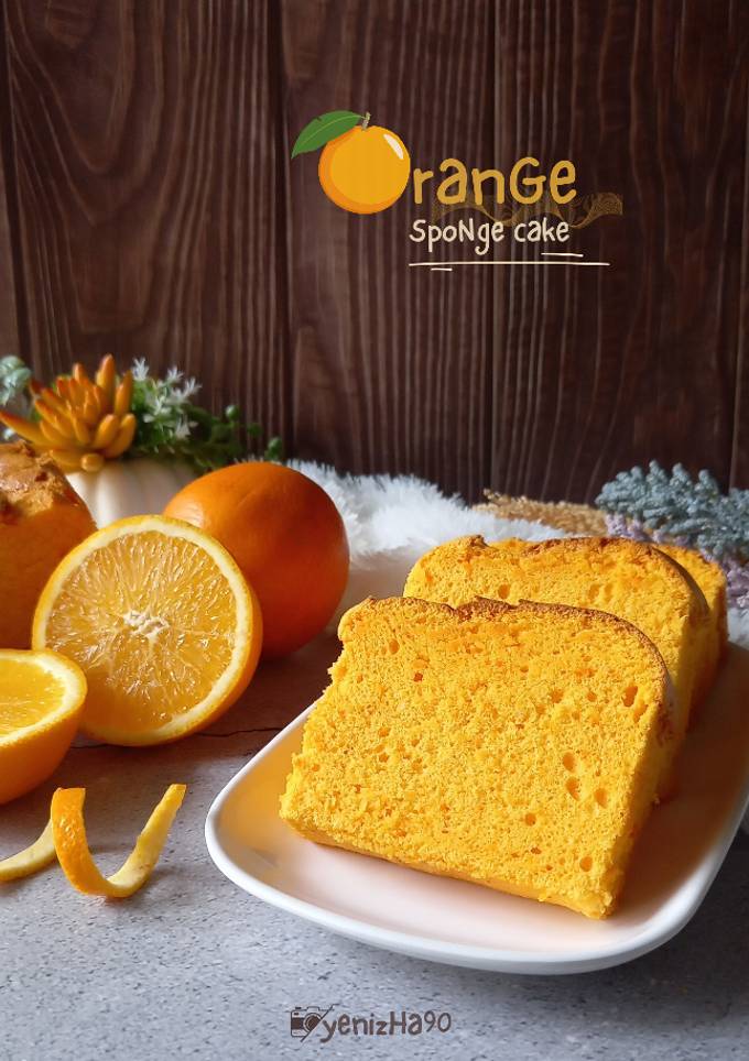 Resep 🍊range Sponge Cake / Cake dari Kulit Jeruk Sunkist oleh Dapoer ...