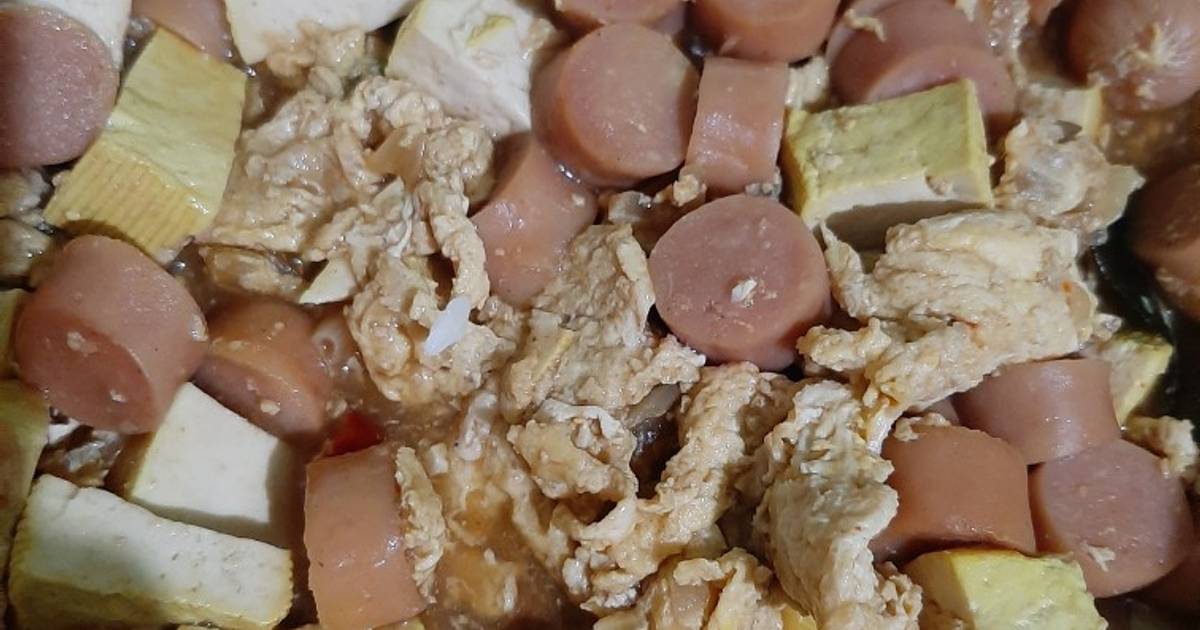 Resep Tumis Telor, Tahu Kuning, Sosis oleh Knurcahyani - Cookpad