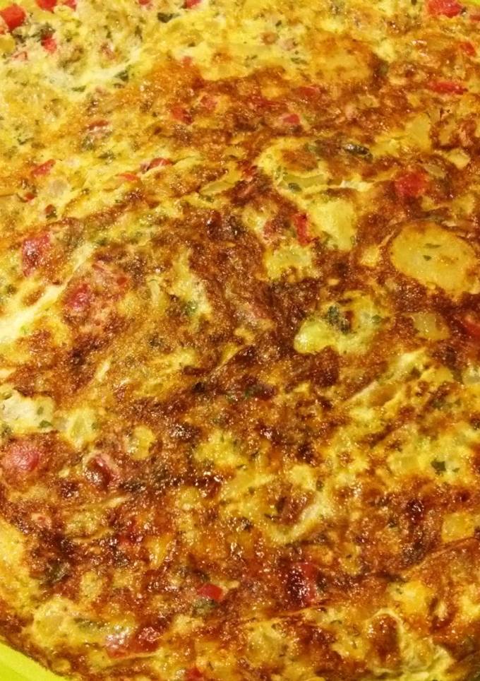 Tortilla de Papas Light Receta de Paula Trovato- Cookpad