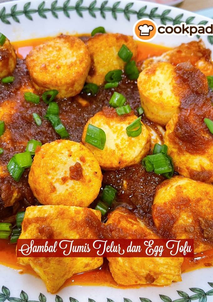 Resipi 👩‍🍳Sambal Tumis Telur dan Egg Tofu oleh Mahadiah - Cookpad