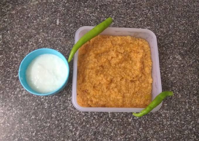 Kinjal Shah દ્વારા રેસીપી મોરૈયા ની ખીચડી (Moraiya Khichdi Recipe In ...