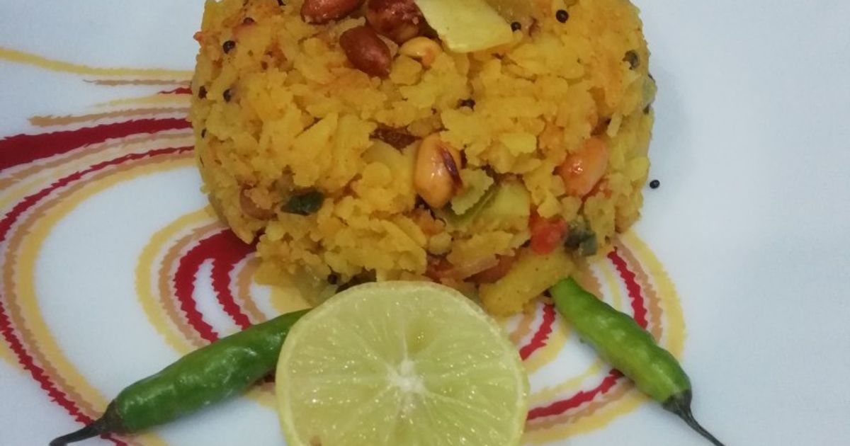 Veg Poha Upma Recipe by Aruna Thapar - Cookpad