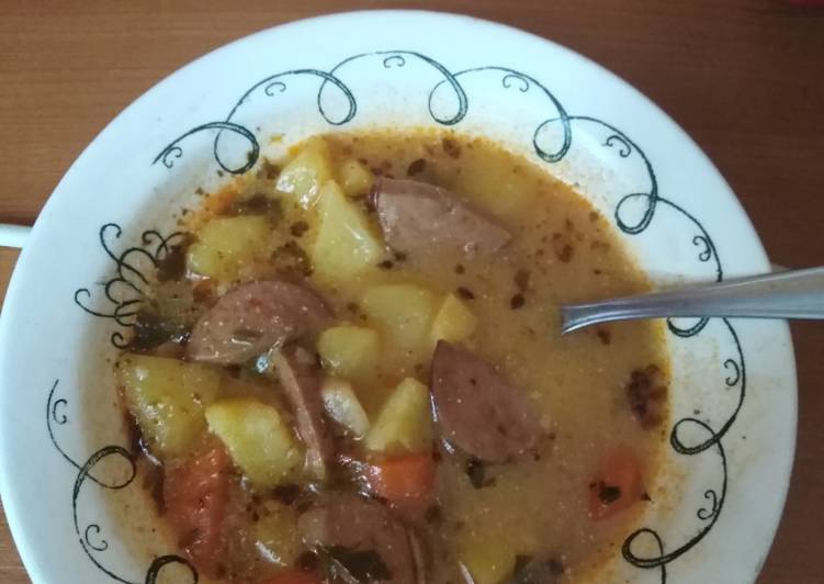 Magyaros krumplileves | Matulányiné Mónika receptje - Cookpad receptek