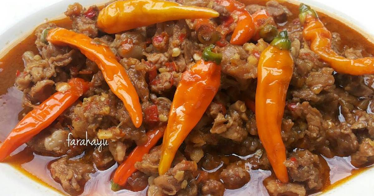 Resep Oseng Mercon oleh Farah Ayu - Cookpad