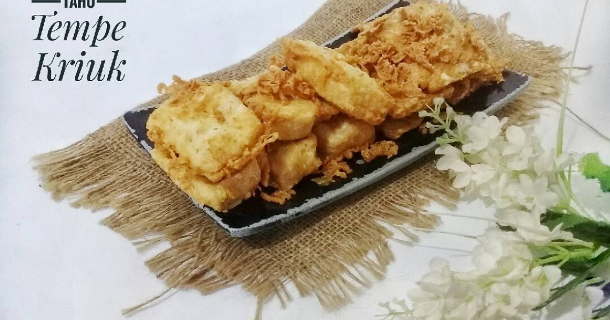 Resep Tahu Tempe Kriuk oleh farida Sulthan 🇮🇩 (IG. Malika02782) - Cookpad