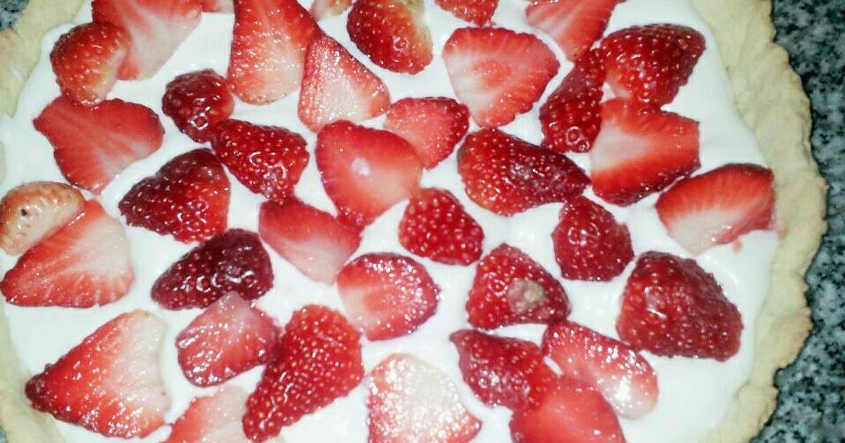 Tarta de frutilla Receta de Pamela Llanes- Cookpad