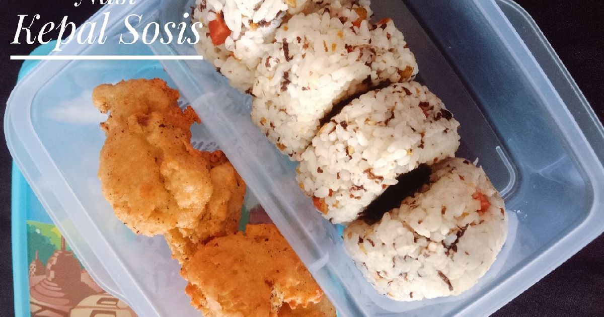 Resep Onigiri Sosis/Nasi Kepal (Ide Bekal Simpel) oleh Helny Ummu Fathaya - Cookpad