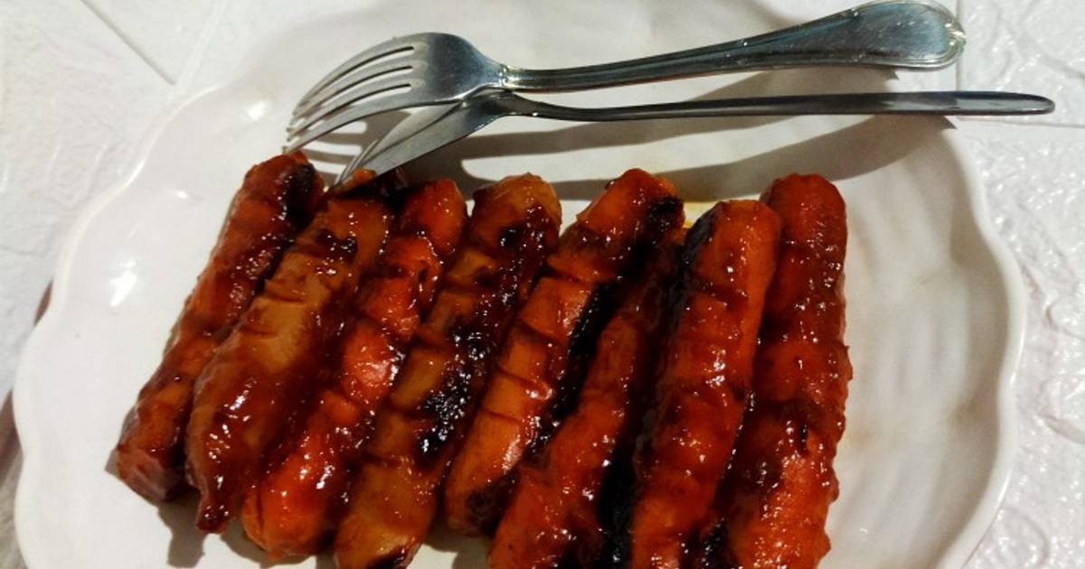Resep Sosis bakar bbq oleh peny16 - Cookpad