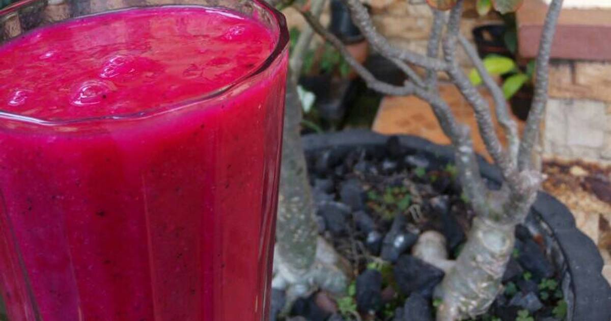 249 resep juice buah naga mangga enak dan mudah - Cookpad