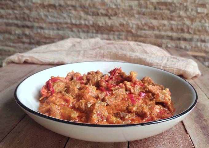 Resep Sambal Goreng Daging Khas Cirebon oleh SiRa_UmmuTsa - Cookpad