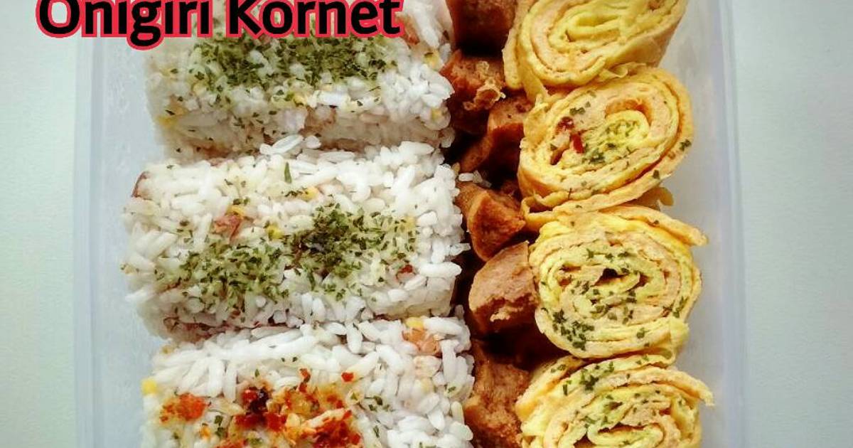 Resep Bekal Suami - Onigiri Bento oleh 🌻niabundaalif.blogspot.com - Cookpad