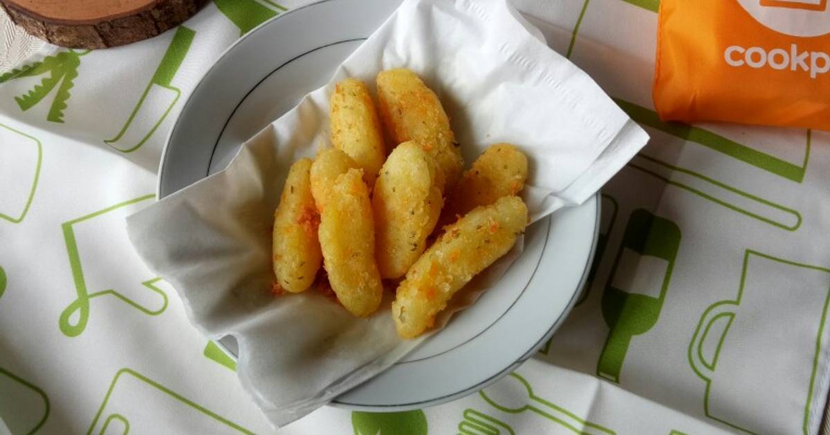 Resep Stik Kentang Keju (Snack Mpasi 1y+) oleh Mira Rozanna - Cookpad