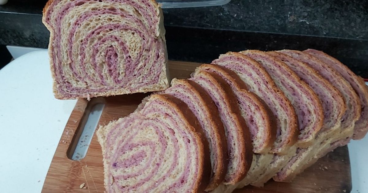 Resep Roti Tawar Gandum Ubi Ungu oleh Dapoer Endhel - Cookpad