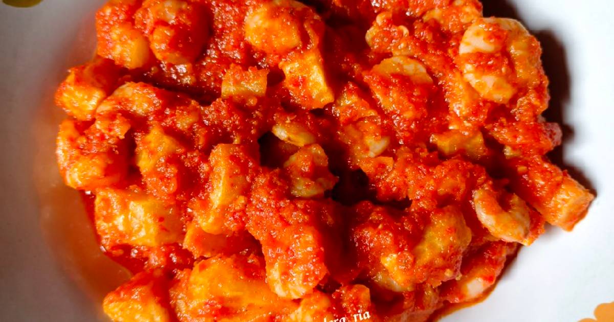 Resep Sambal Kentang Udang oleh Chendera Ria Lim - Cookpad