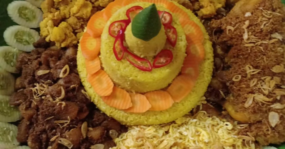 Resep Nasi Tumpeng Ulang Tahun oleh Mom Halim 👶 - Cookpad