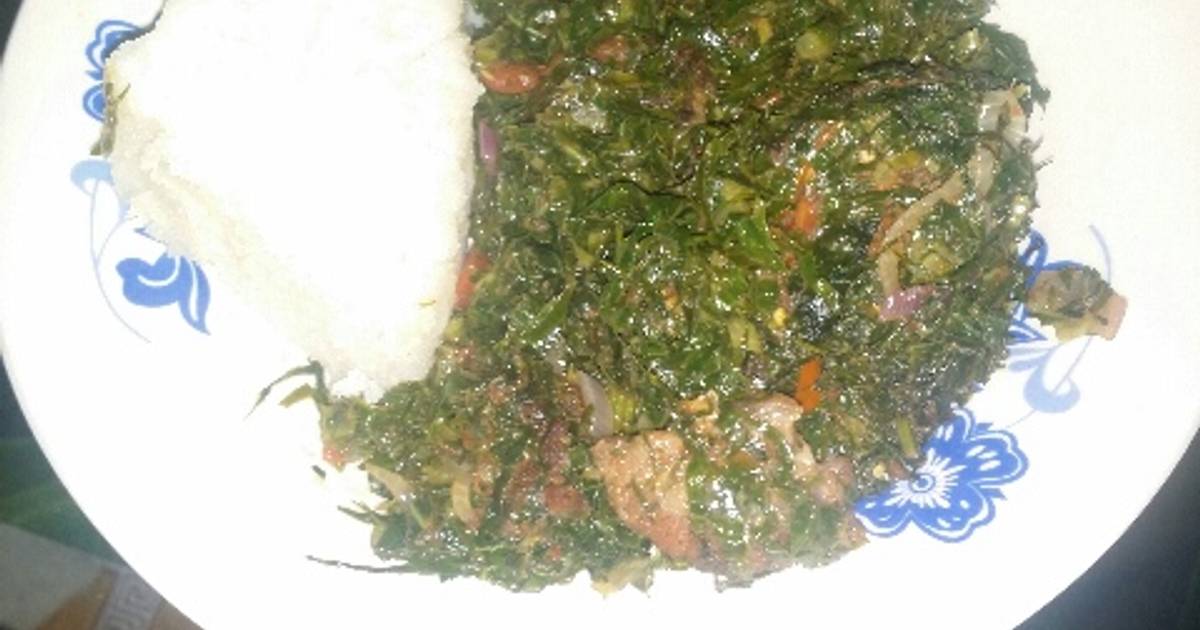 Fried sukuma wiki and beef Recipe by Anncent Gikundi - Cookpad