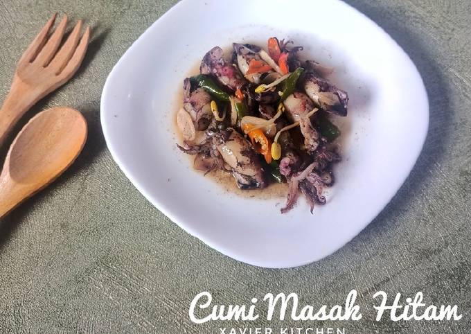 Resep Cumi Masak Hitam oleh Xavier's Kitchen - Cookpad