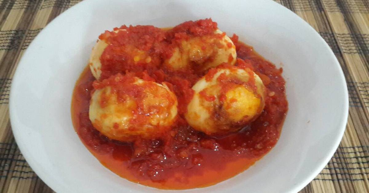 Resep Telur Balado oleh ryna - Cookpad