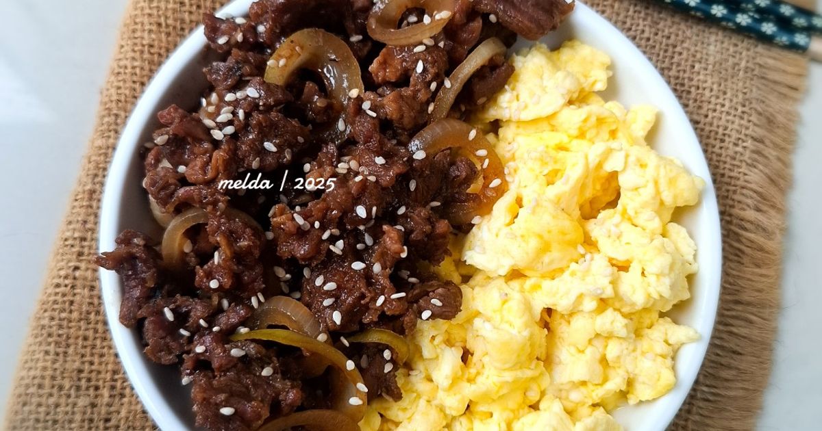 Resep scramble egg beef rumahan enak dan mudah - Cookpad
