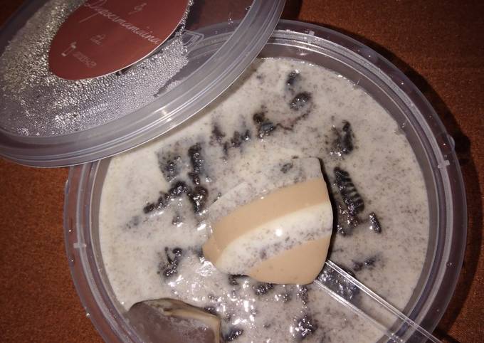 Resep Pudding milo oreo oleh Desti - Cookpad