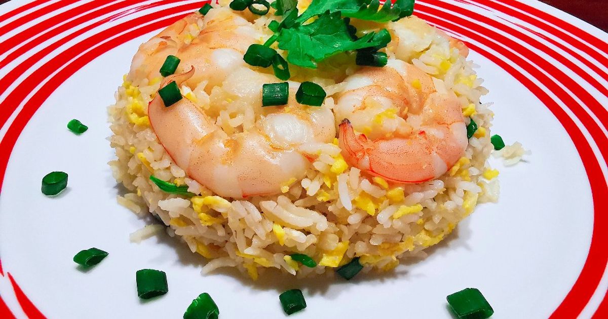蝦仁炒飯 Shrimp Fried Rice (Inspired By Dtf) Recipe By Borbor
