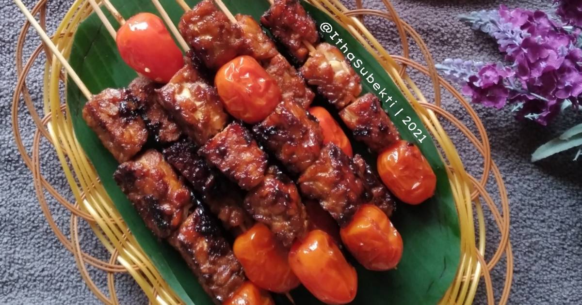 391 resep sate tempe bakar enak dan sederhana ala rumahan - Cookpad