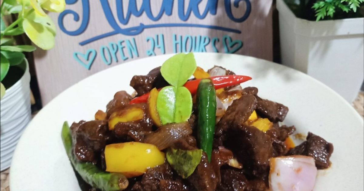 Resipi Daging Lembu Goreng Kaprau Thai oleh mamy_kitchen89 - Cookpad