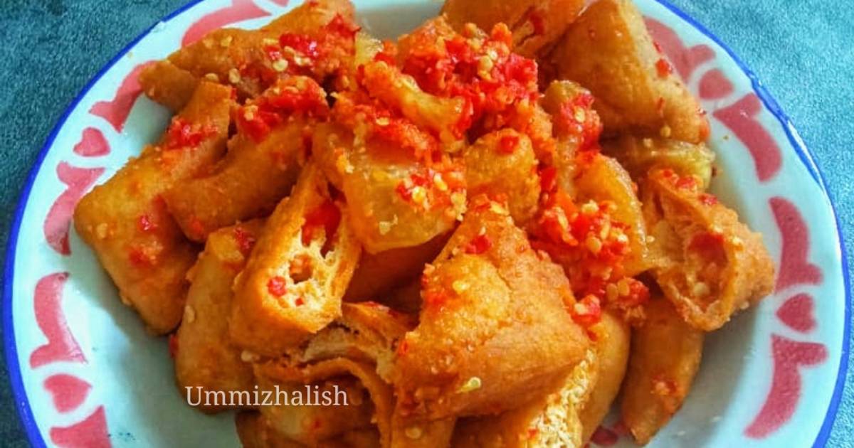 Resep Sambal Goreng Tahu Pong Krecek oleh Farhah - Cookpad