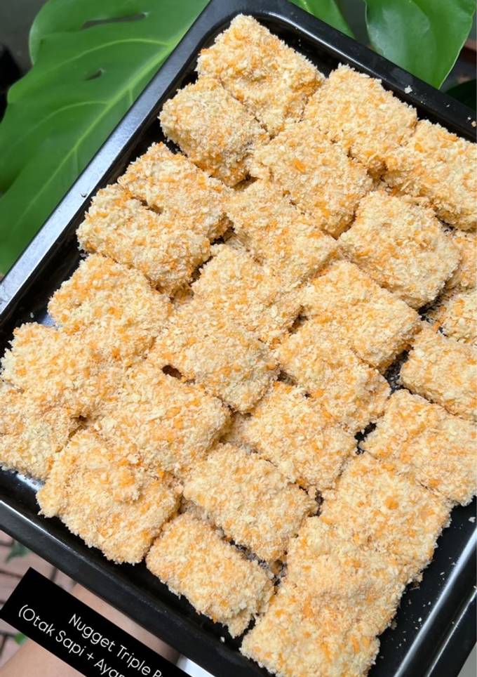 Resep Nugget Otak Sapi, Ayam dan Telur Bebek (MPASI 8m+) oleh Yuliyanti ...