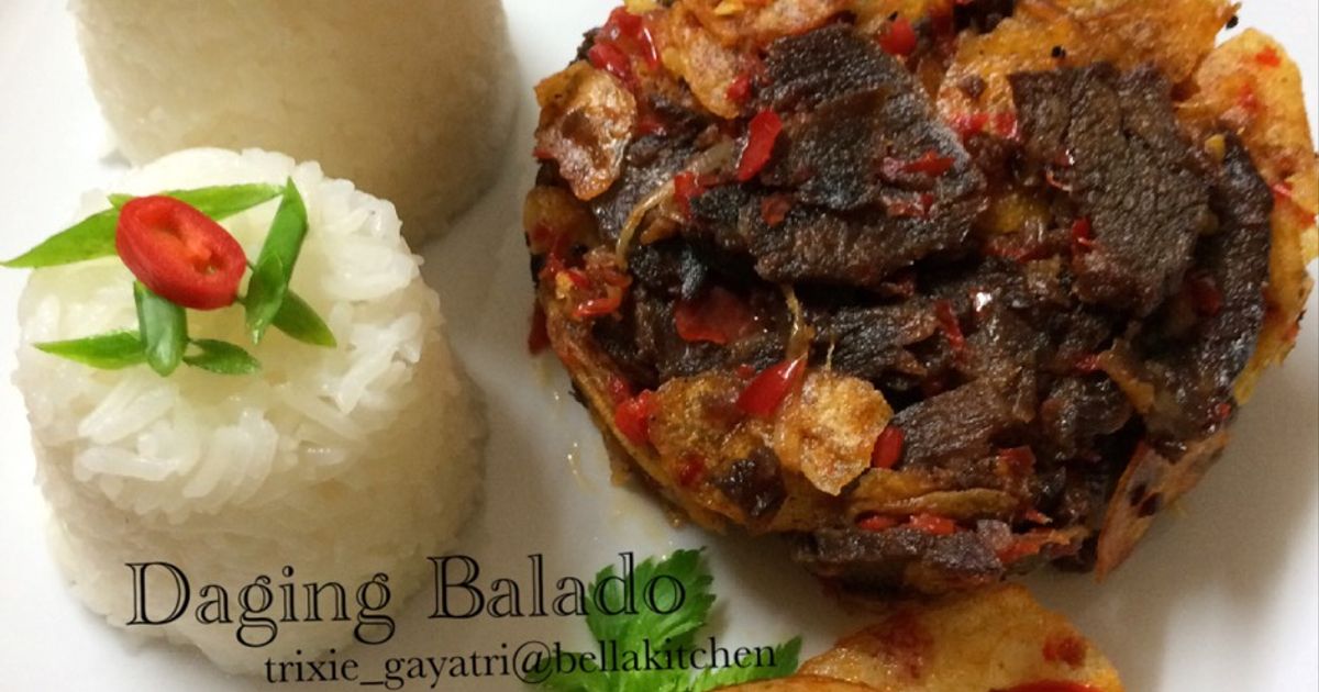 Resep Daging Balado oleh Trixie Gayatri - Cookpad