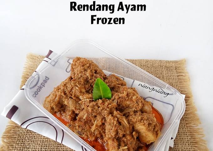 Resep Rendang Ayam Frozen oleh Niung Niung - Cookpad