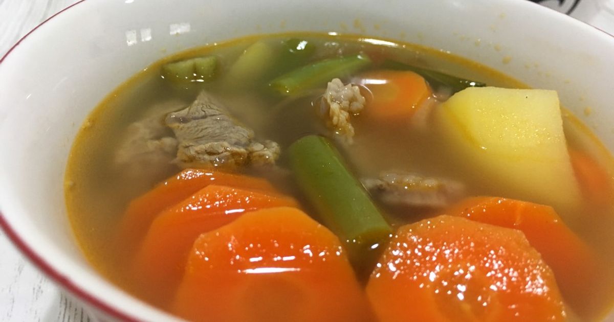 Resep sup daging sapi simple rumahan enak dan mudah - Cookpad