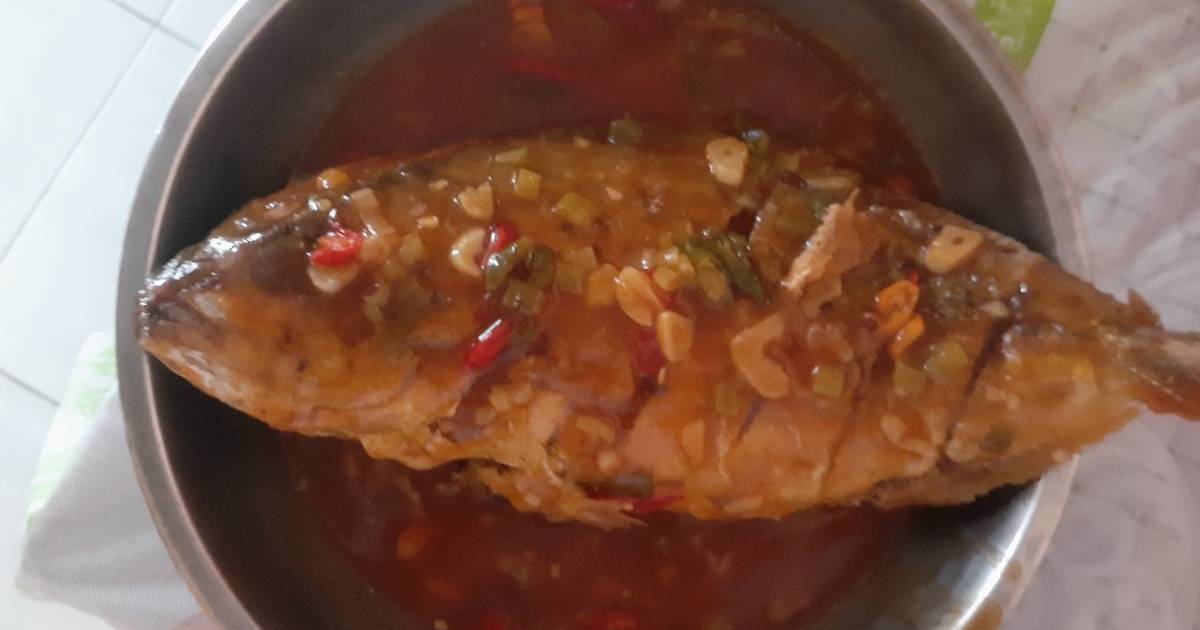 Resep Ikan masak asam manis tanpa nanas oleh Novi Candra - Cookpad