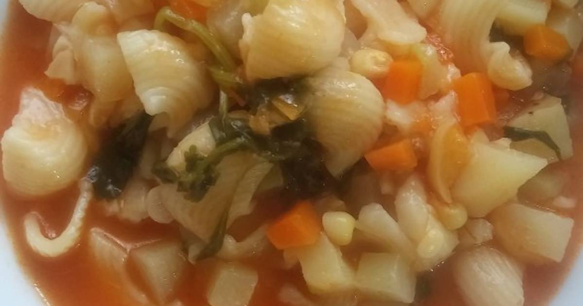 Sopa de codito - 96 recetas caseras- Cookpad