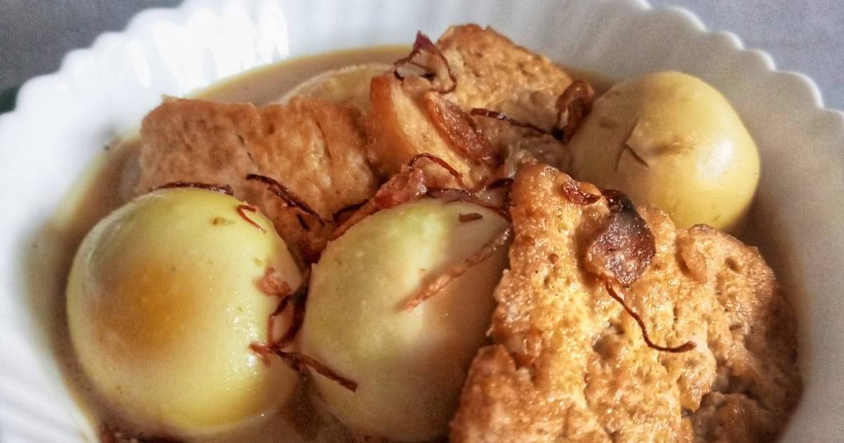 Resep Terik Telur Tahu oleh Arum_Kusuma - Cookpad
