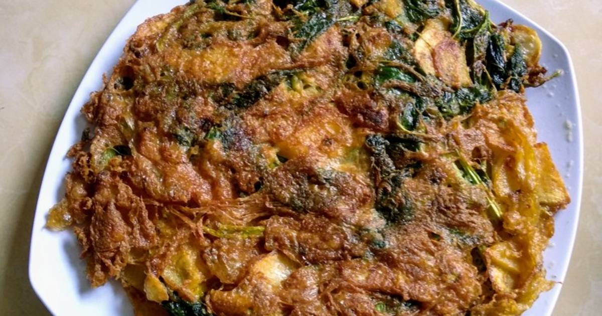 51 resep telur dadar bayam kentang enak dan mudah - Cookpad