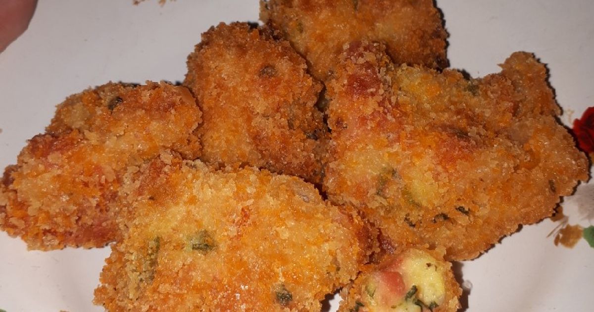 Resep Nugget Isi Macaroni + Sosis + Sayur oleh Mamah Nada - Cookpad