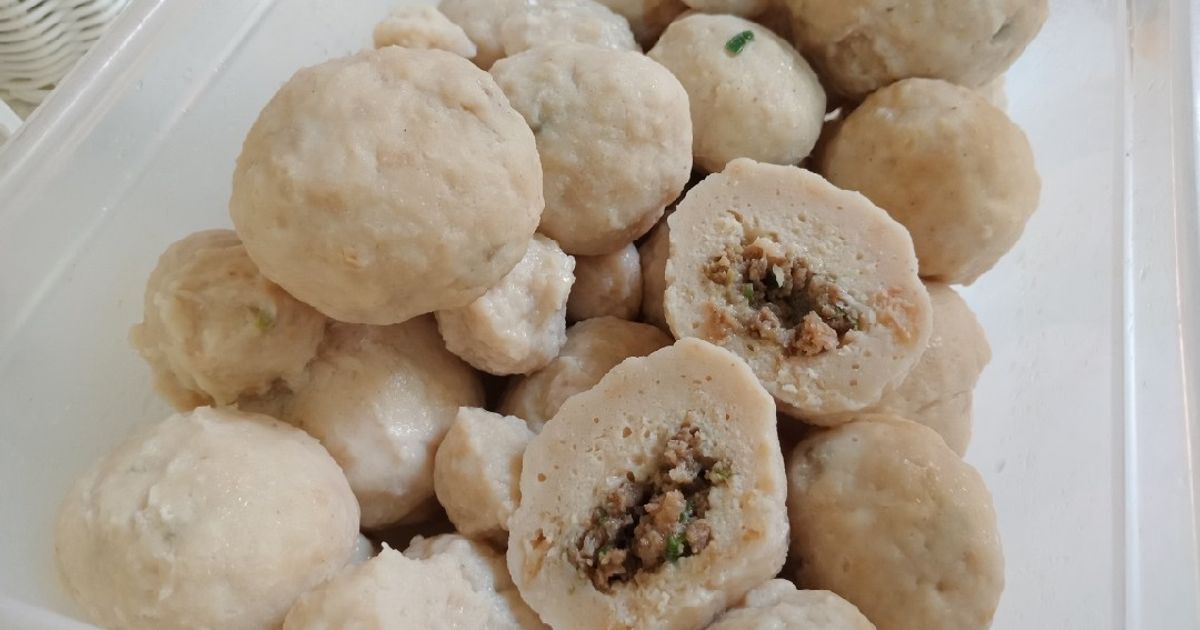 Resep bakso terigu tetelan rumahan enak dan mudah - Cookpad