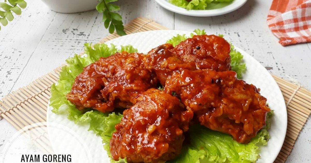 Resep chicken fried saus bbq rumahan enak dan mudah - Cookpad