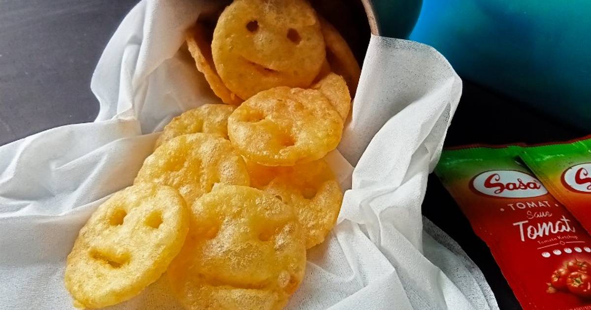 Resep Smile Potato oleh aTih - Cookpad