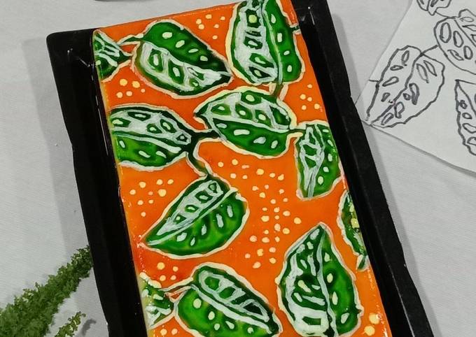 Resep Puding Lukis Batik Motif Ron Bolong oleh Een Nuraeni - Cookpad