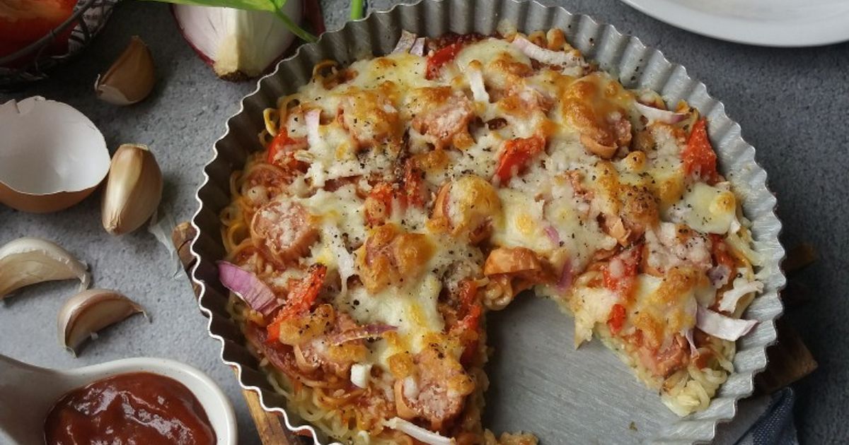 Resipi Pizza Maggi oleh Nunees - Cookpad