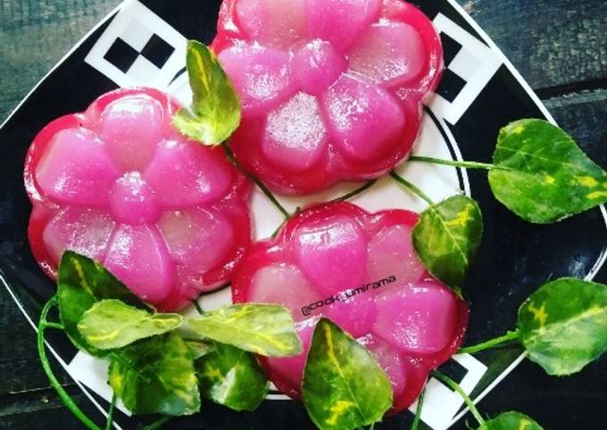Resep Lapis Sagu Bunga oleh Umi rama - Cookpad