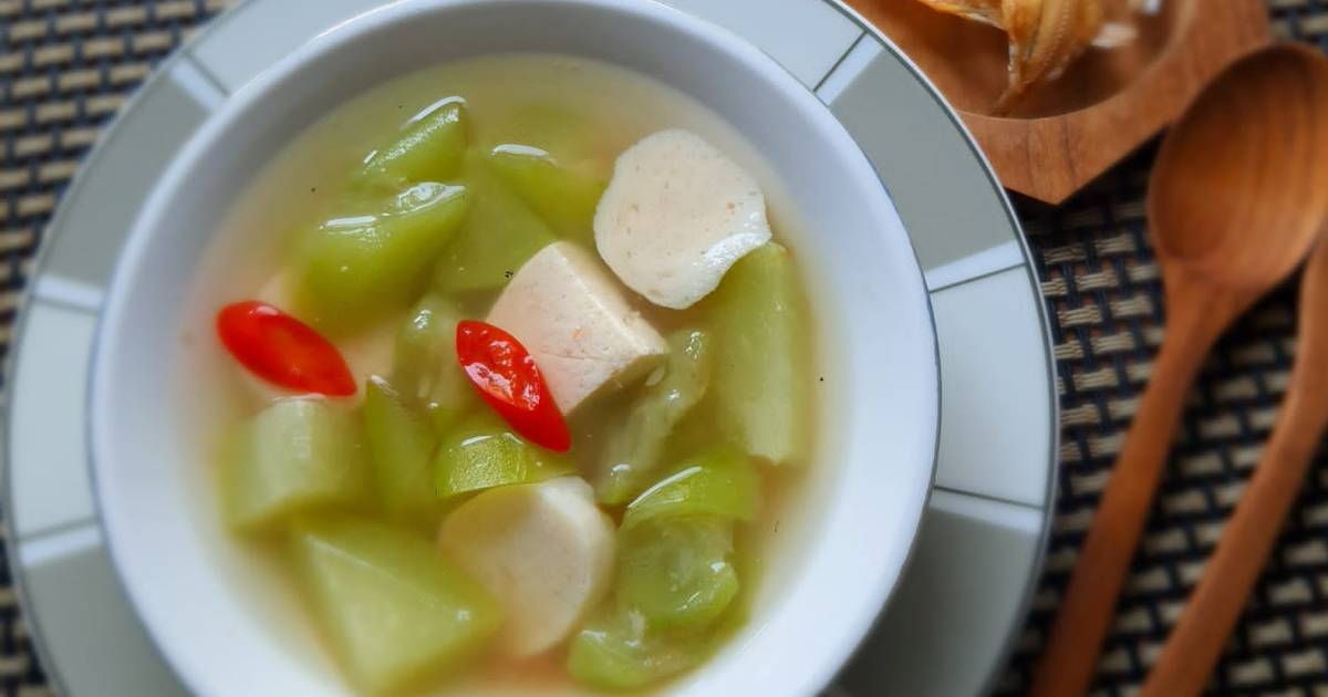 37 resep sayuran bening labu siam dan tahu enak dan mudah - Cookpad
