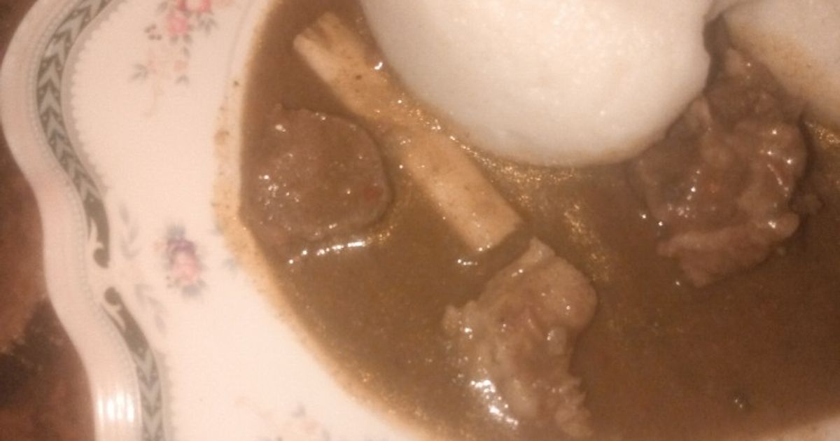 Tuwon Semovita Da Miyan Kuka Recipe by Eeman's Kitchen - Cookpad