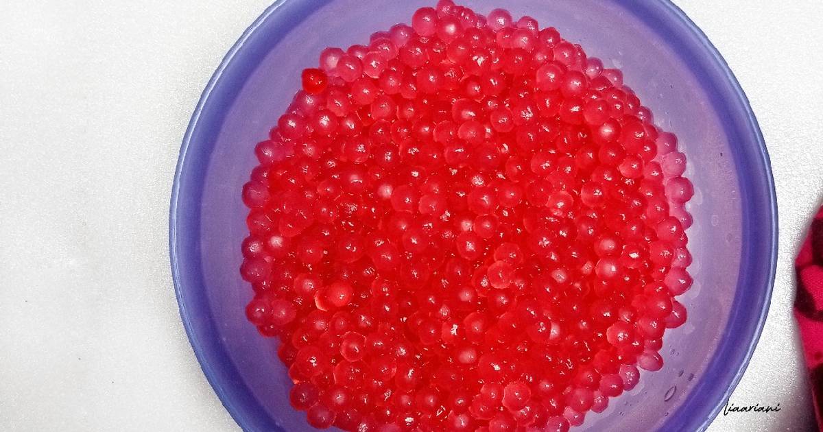 Resep Sagu Mutiara Rebus oleh Lia Ariani - Cookpad