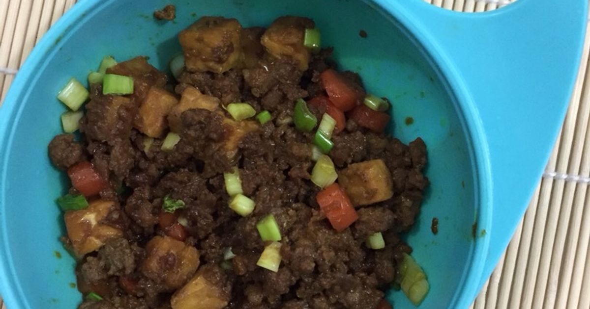 Resep Daging Giling Tempe Orek (Menu Mpasi 12m+) oleh Nuha Ulyn - Cookpad