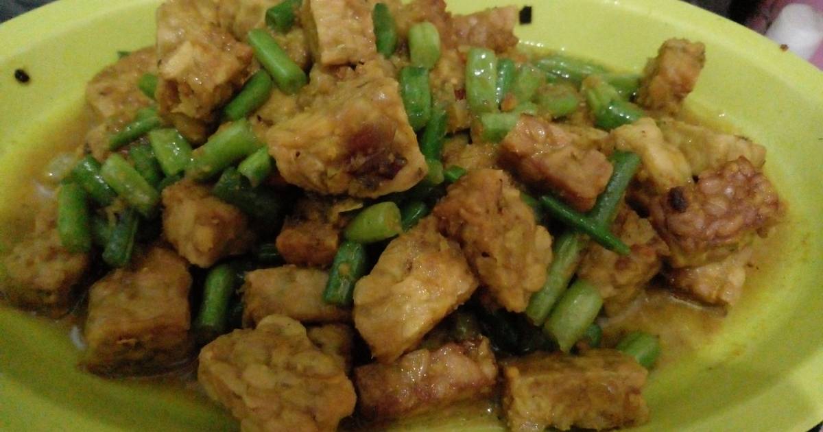Resep Tempe buncis bumbu kuning oleh Eva Dwi Yuliani - Cookpad